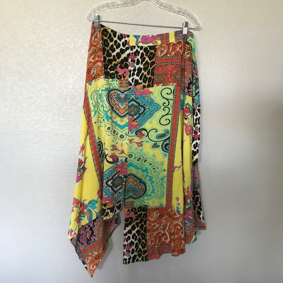 Melissa Paige | Skirts | Melissa Paige Gypsy Shark Bite Hem Skirt ...